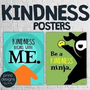 Kindness Posters • Classroom Posters • Teaching Kindness • Classroom ...