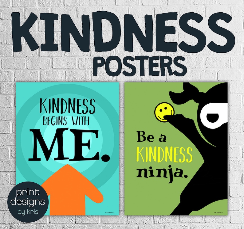 Kindness Posters • Classroom Posters • Teaching Kindness • Classroom ...