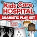 Dramatic Play Hospital - Doctor for Preschool, Kindergarten, First ...