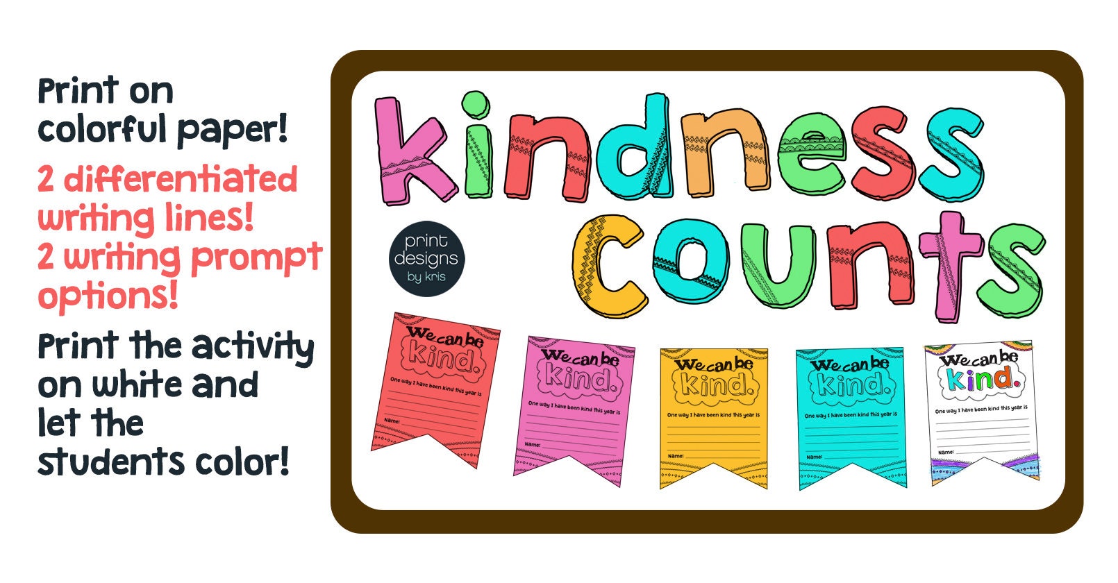 Kindness Coloring Pages Teaching Kindness Coloring Pages | Etsy