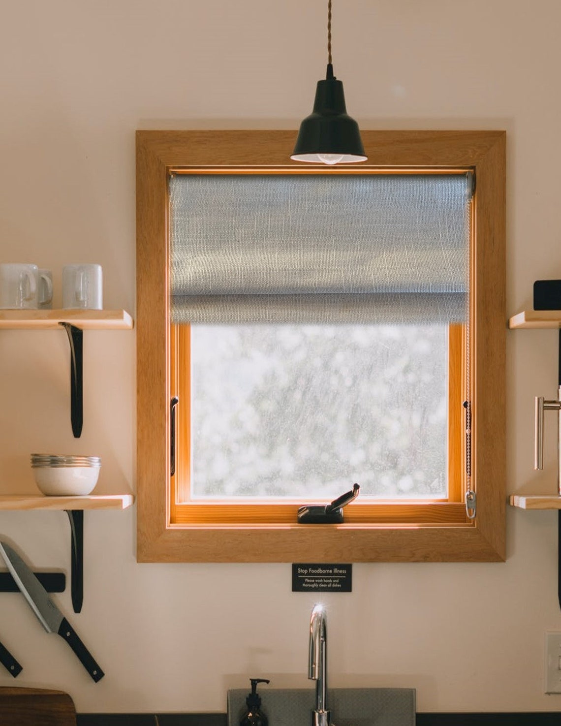 Modern Single Fold Roman Valance in Natural or White Slub - Etsy