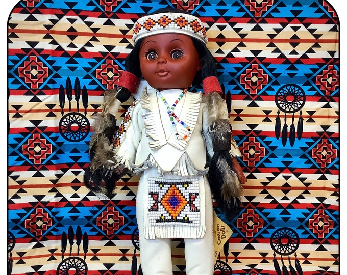 Carlson Dolls 11 Inch Cheyenne Chief 10-83W Native American Doll With ...