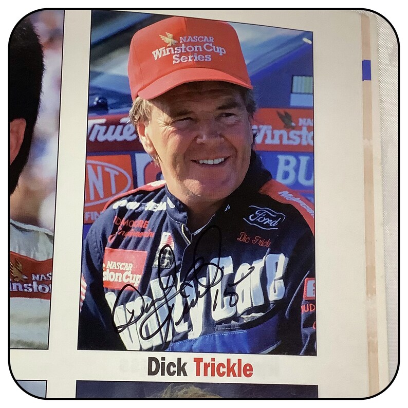 Signed 1996 Winston Cup Preview Official Program & Autograph Book W ...