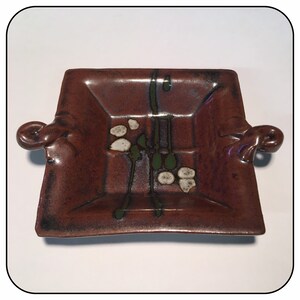 Arts and Crafts Inspired Stoneware Pottery Tray/dish Signed and Stamped ...