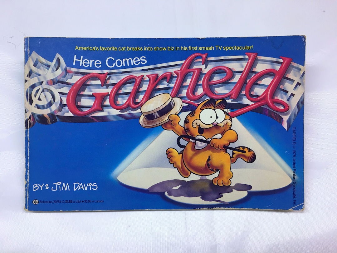 Here Comes Garfield Vintage Full Color Book by Jim Davis, First Edition ...