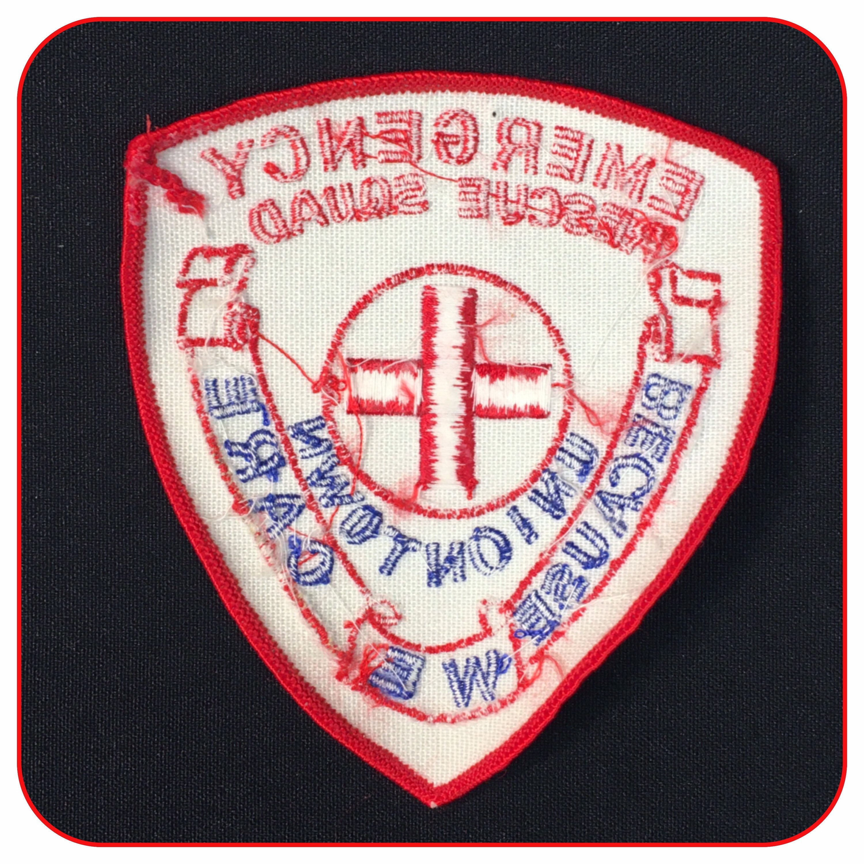 Uniontown Emergency Rescue Squad Embroidered Shield Sew on Four Inch ...