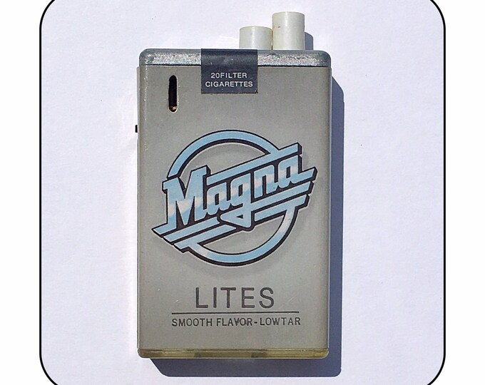 Vintage Magna Lites Cigarette Pack Cigarette Lighter, 90's Novelty ...