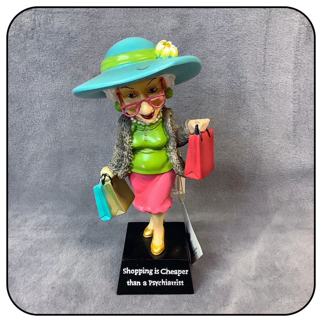 Lil Old Biddy's Bobble Head Figurine shopping is Cheaper Than a ...