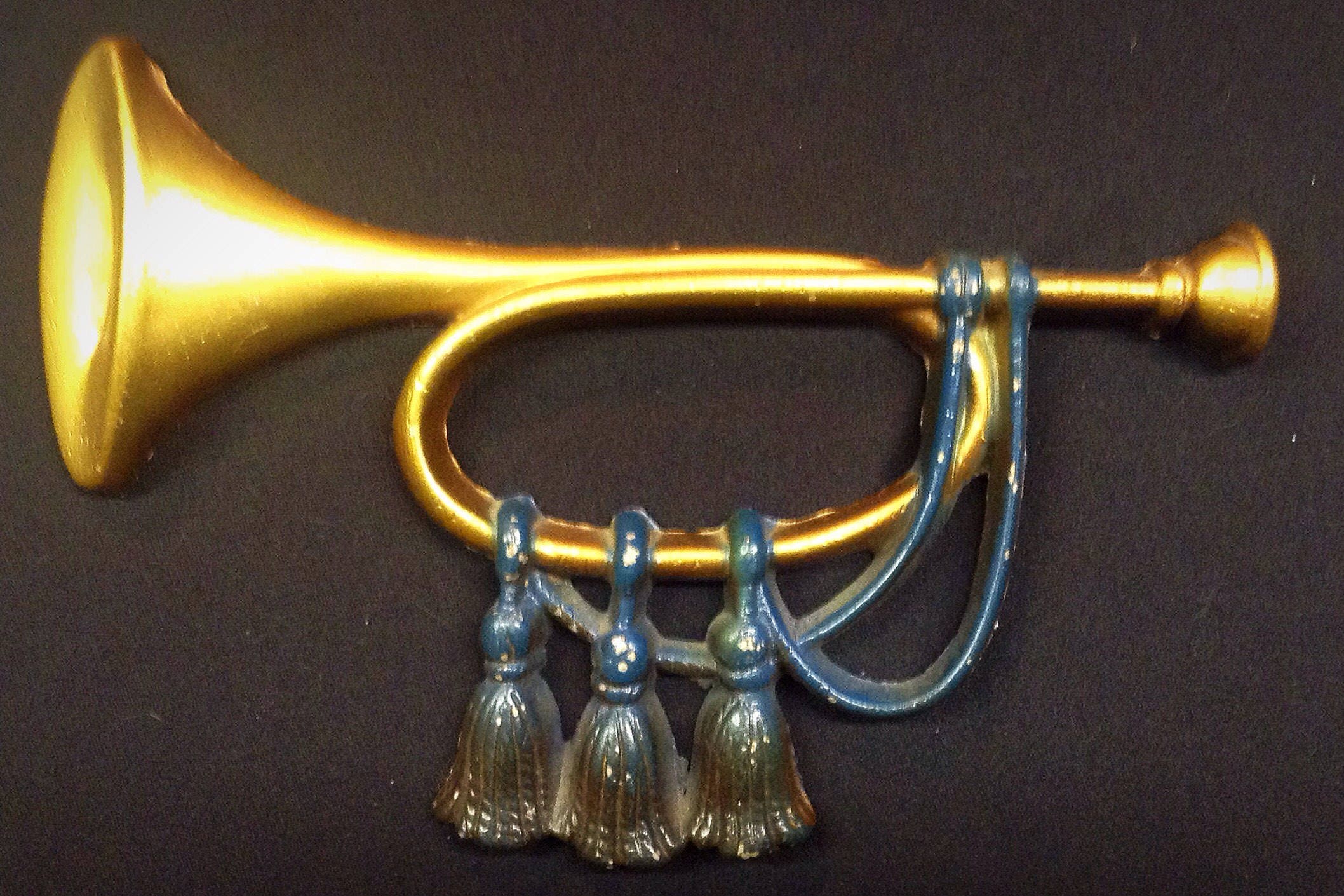 Vintage Sexton Metalcraft Patriotic Military Bugle Wall Plaque ...