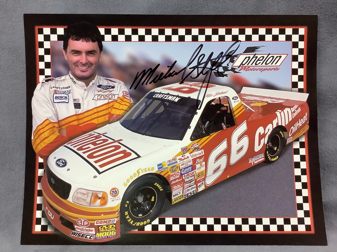 Mike Stefanik Signed 1999 NASCAR Craftsman Truck Series #66 Phelon ...