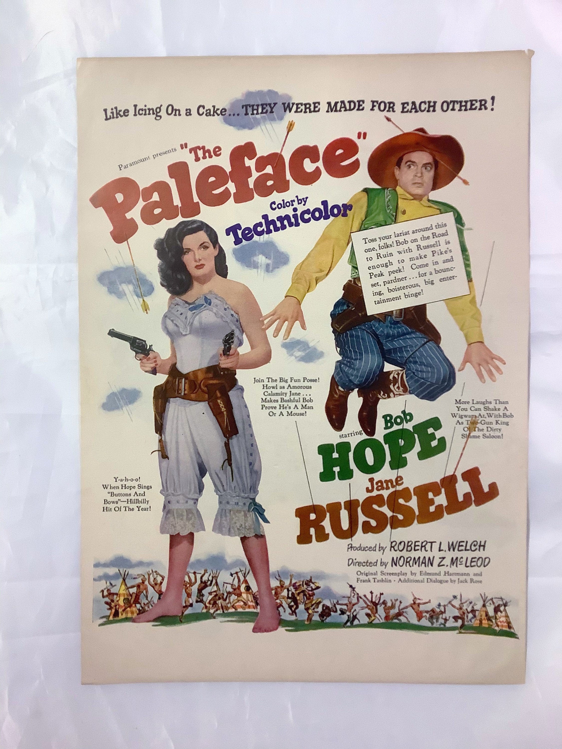 1948 Bob Hope Magazine Movie Ad the Paleface With - Etsy