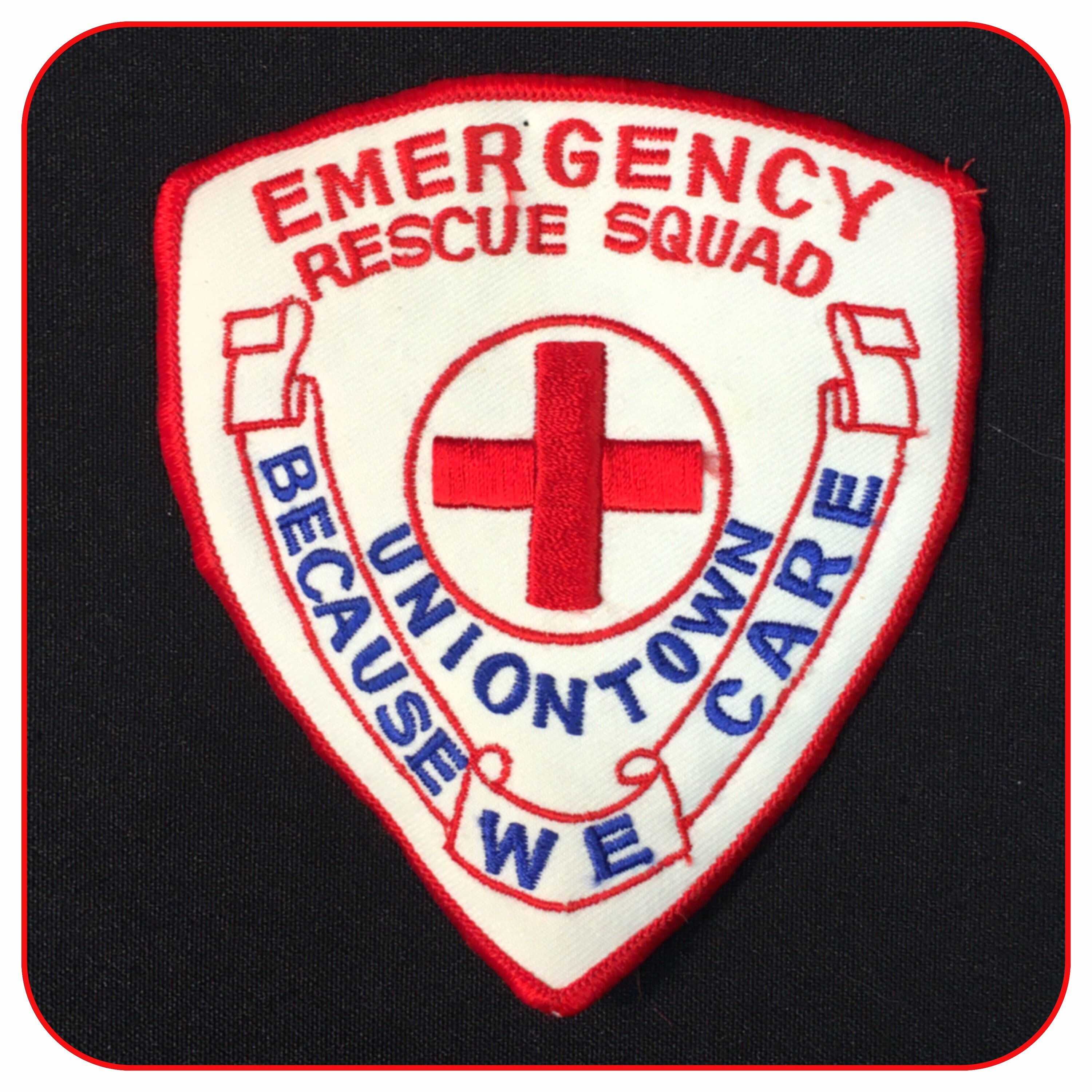 Uniontown Emergency Rescue Squad Embroidered Shield Sew on Four Inch ...
