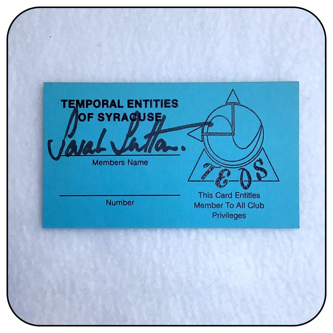 Doctor Who's Sarah Sutton Autographed 1980's Syracuse. NY Doctor Who ...