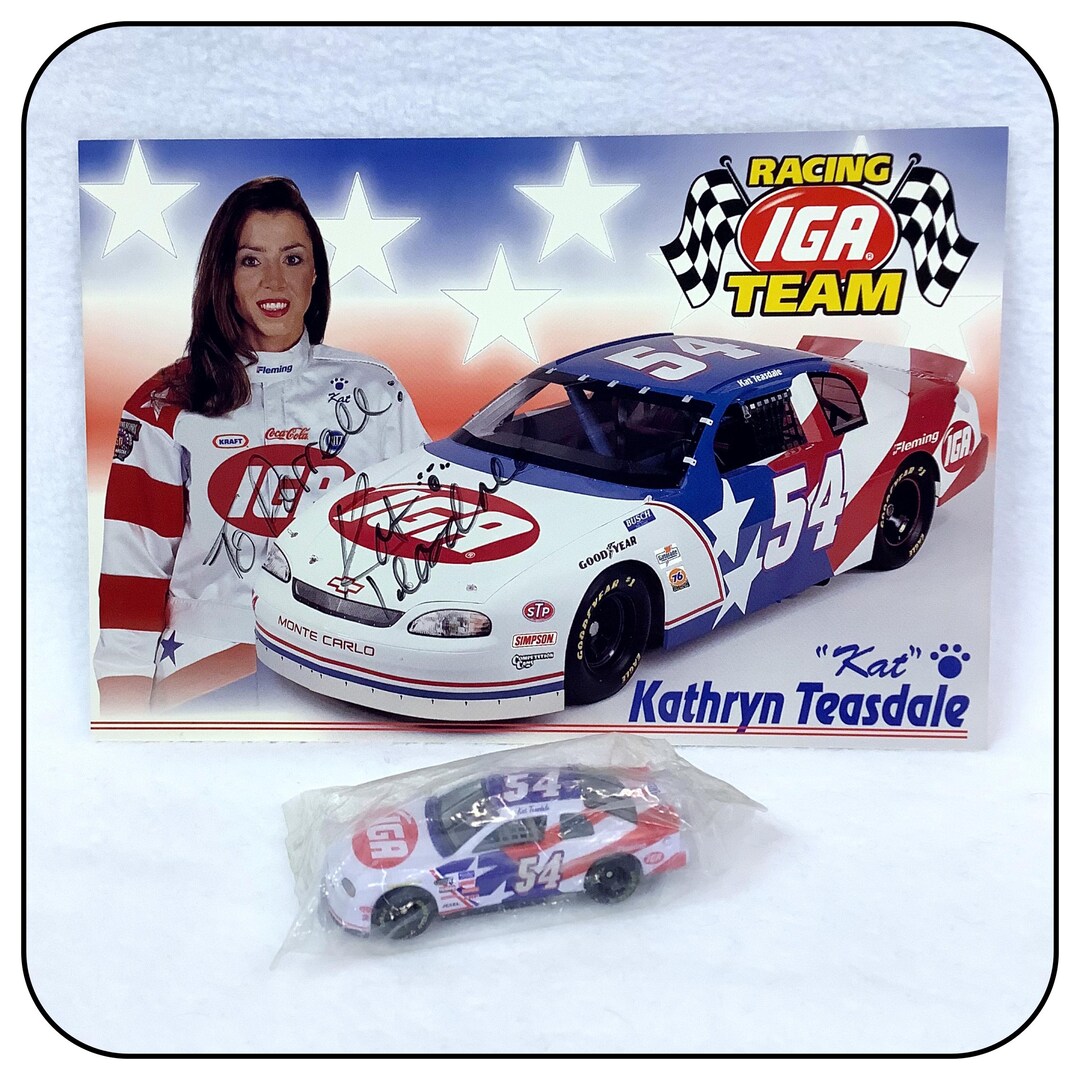 Kathryn "kat" Teasdale Racing Champions #54 IGA NASCAR Bush Series 1 ...