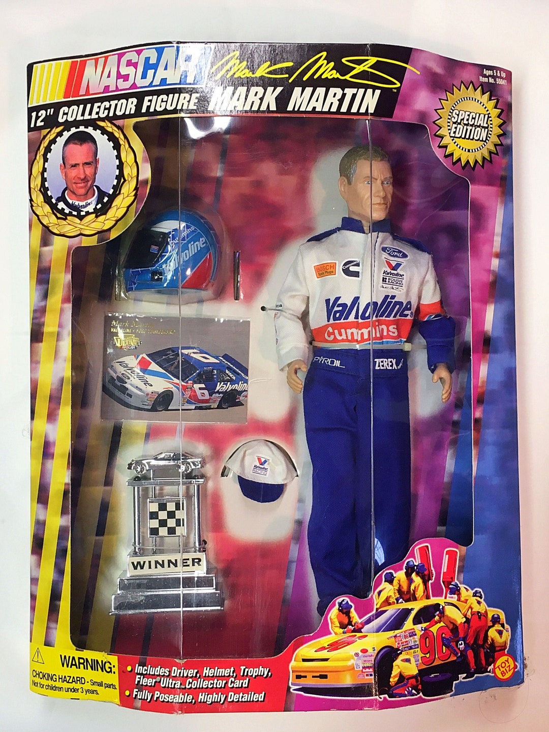 Mark Martin 1997 Special Edition NASCAR Racing 12" Collection Action ...