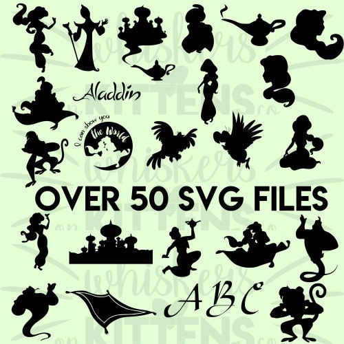 Aladdin SVG Digital Files Instant Download - Etsy