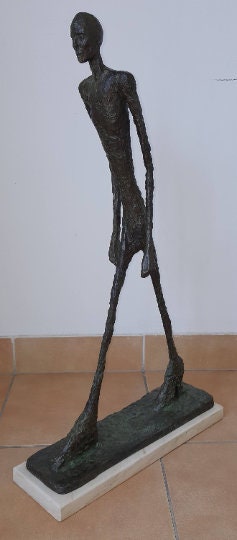 Amazing Bronze Sculpture walking Man Giacometti Figurine Figure - Etsy