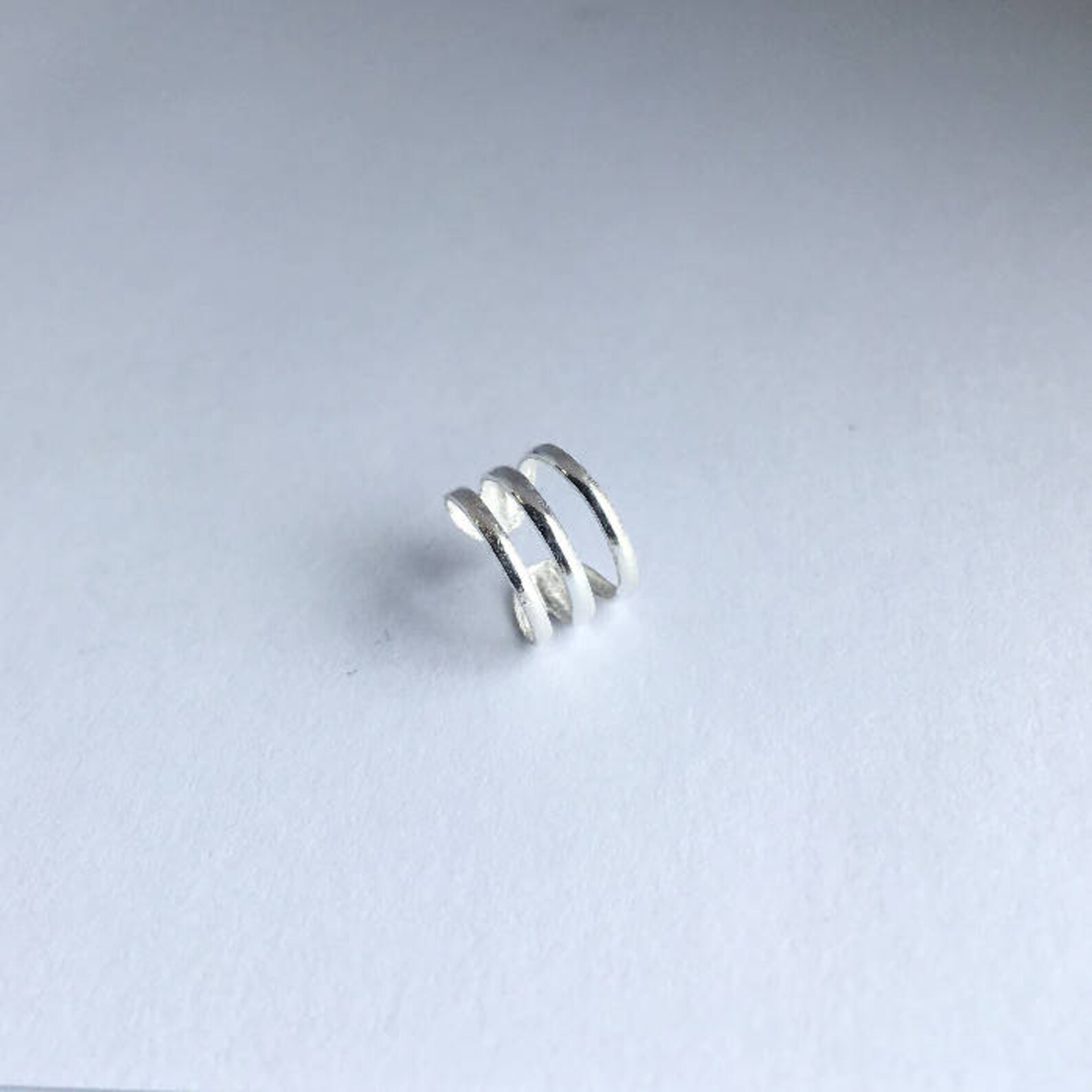 Simple Triple Ear Cuff Earrings 925 Sterling Silver - Etsy