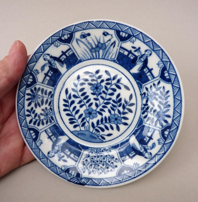 Antique Dutch Chinoiserie Porcelain Long Eliza Cup With Saucer - Etsy