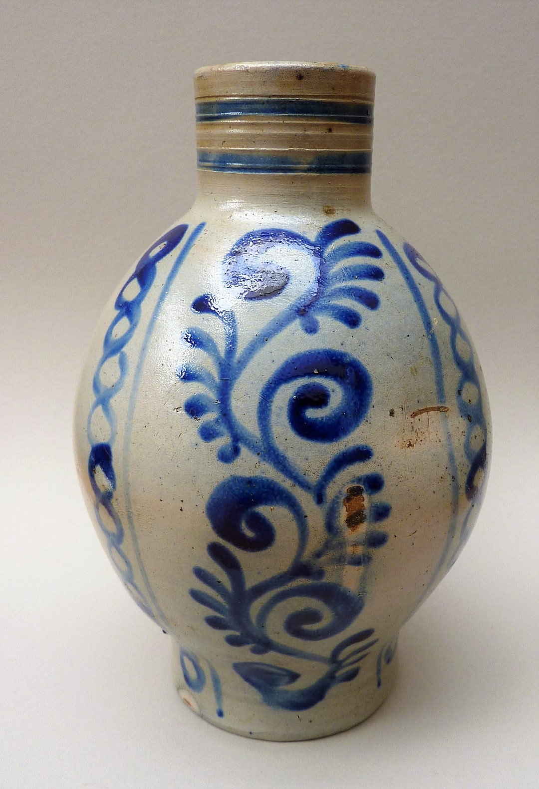 German Westerwald Stoneware Jug 19th Century - Etsy