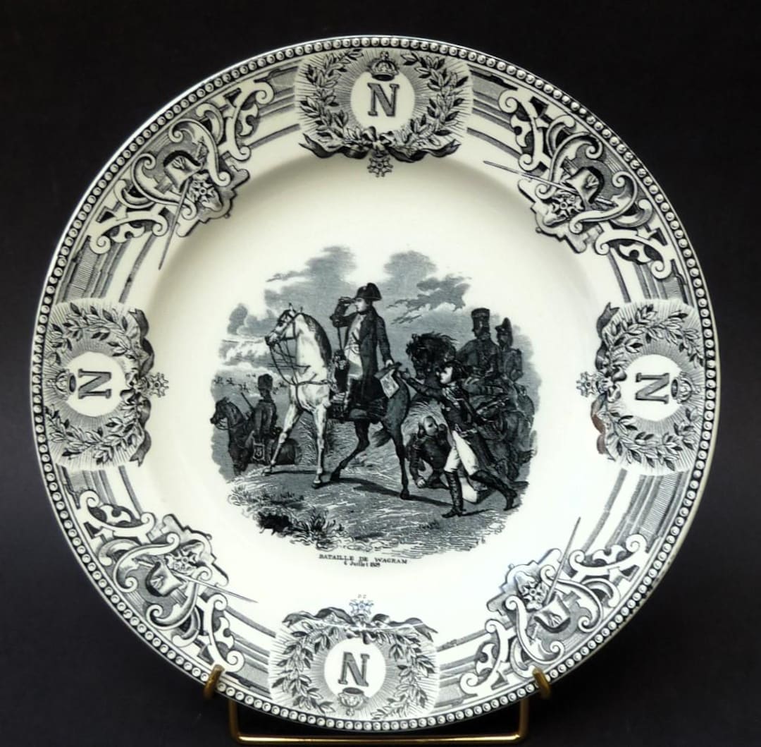 Boch La Louviere Napoleon Plate Bataille De Wagram - Etsy