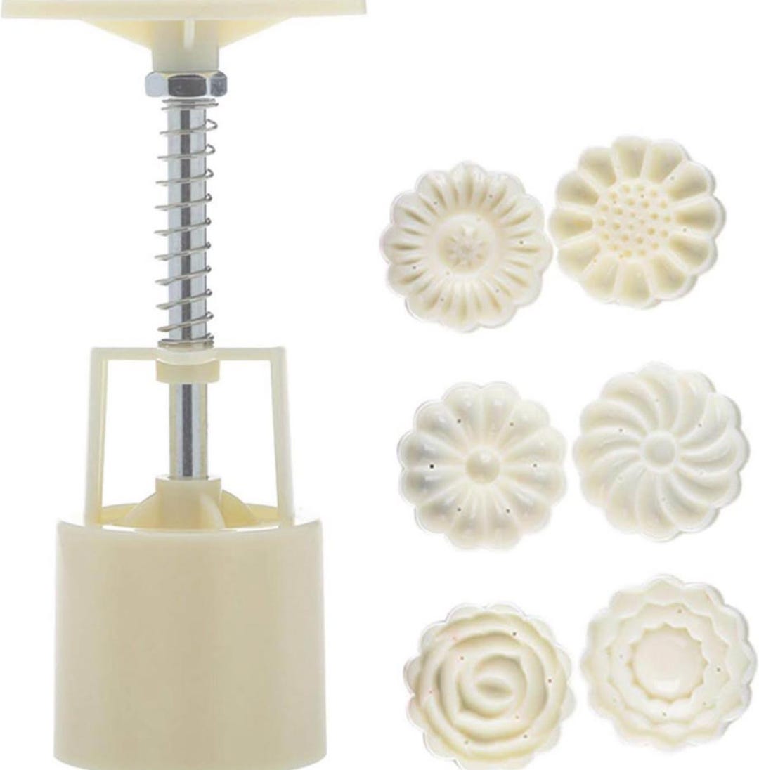 6 Piece Moon Cake Mold Set for Cookies,soap,crafts - Etsy