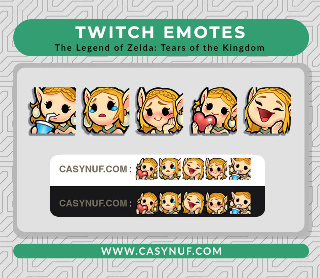 Legend of Zelda Emotes for Twitch, Discord or Youtube - Etsy
