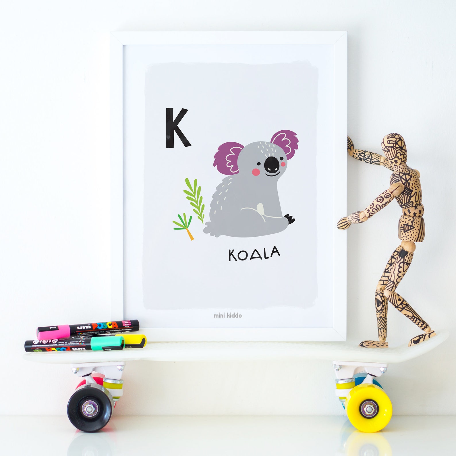 K for Koala Animal Alphabet Letter Childrens Alphabet Alphabet Animals ...