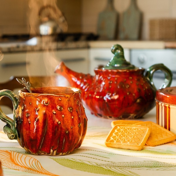 Unique Teapot - Etsy