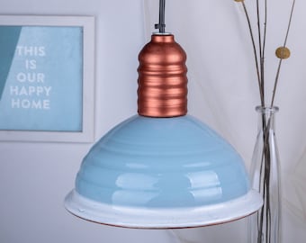 Turquoise Ceiling Light - Etsy