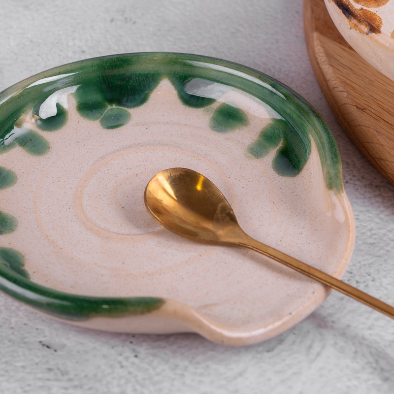 Ceramic Spoon Rest - Etsy