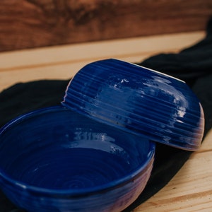 Ceramic Set Blue Bowl, Handmade Ceramic Bowl, Ceramic Soup Bowl, Muesli ...