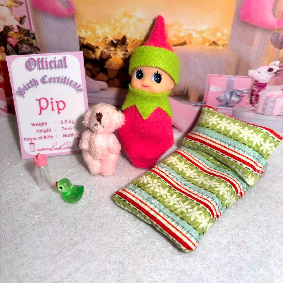 Baby Elf Doll Pip the Shelf Sitter - Etsy