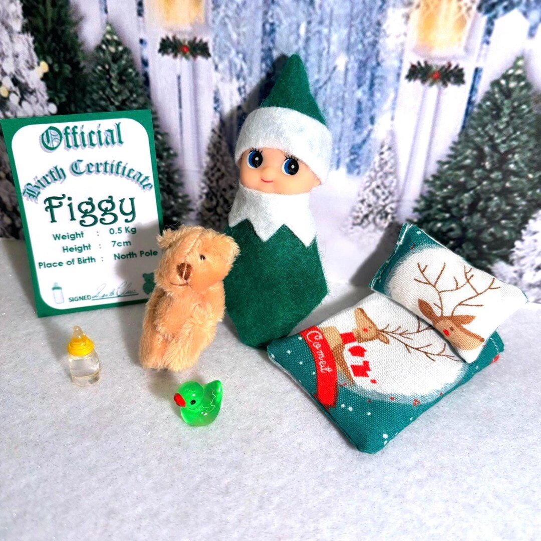 Baby Elf Doll Figgy the Shelf Sitter Doll - Etsy