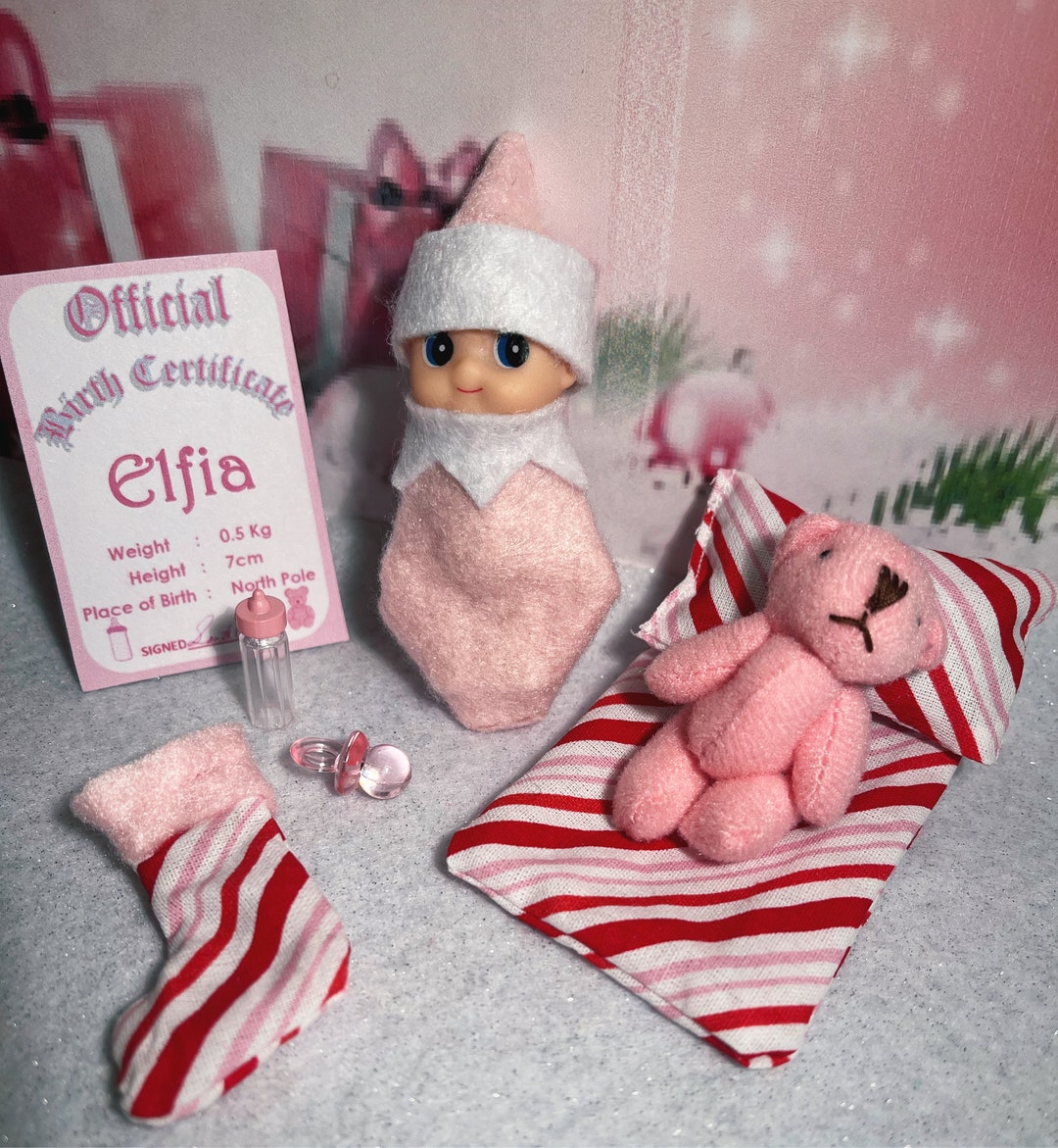 Baby Elf Doll Elfia the Shelf Sitter Doll - Etsy