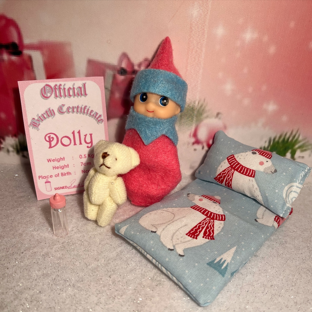 Baby Elf Doll Dolly the Shelf Sitter - Etsy