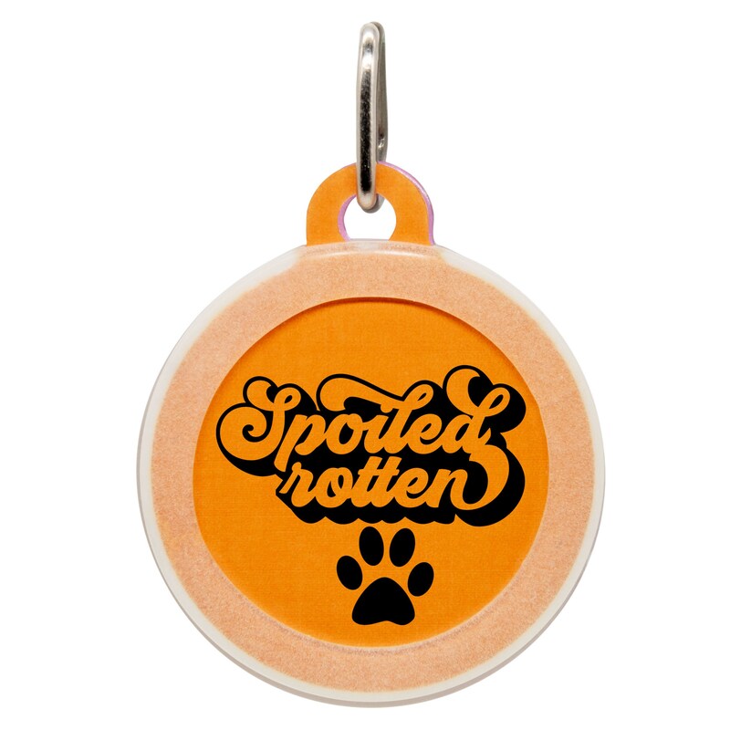Spoiled Rotten Dog Tag - Etsy