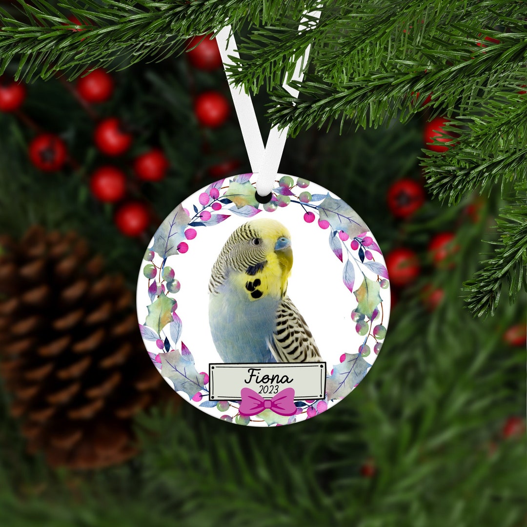 Cockatiel Bird Gift Bird Ornament, Parakeet Christmas Bird Lover Gifts ...