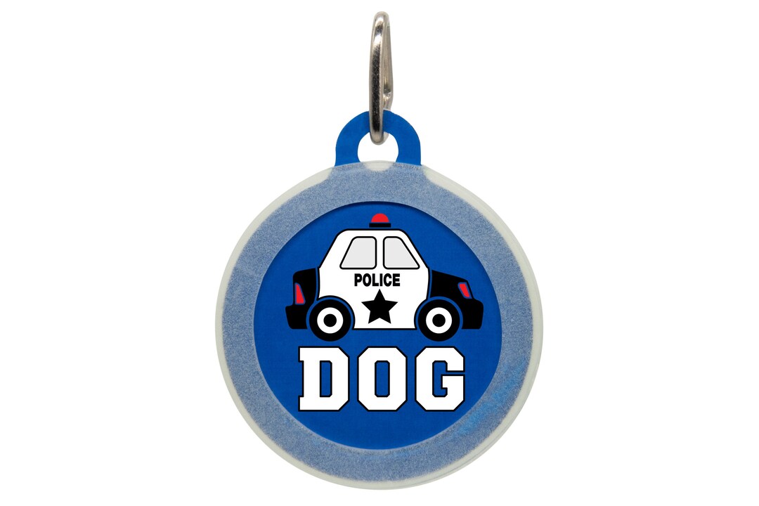 Police Dog Pet ID Tag, K9 Dog Tag, Law Enforcement Puppy Tag, Custom ...