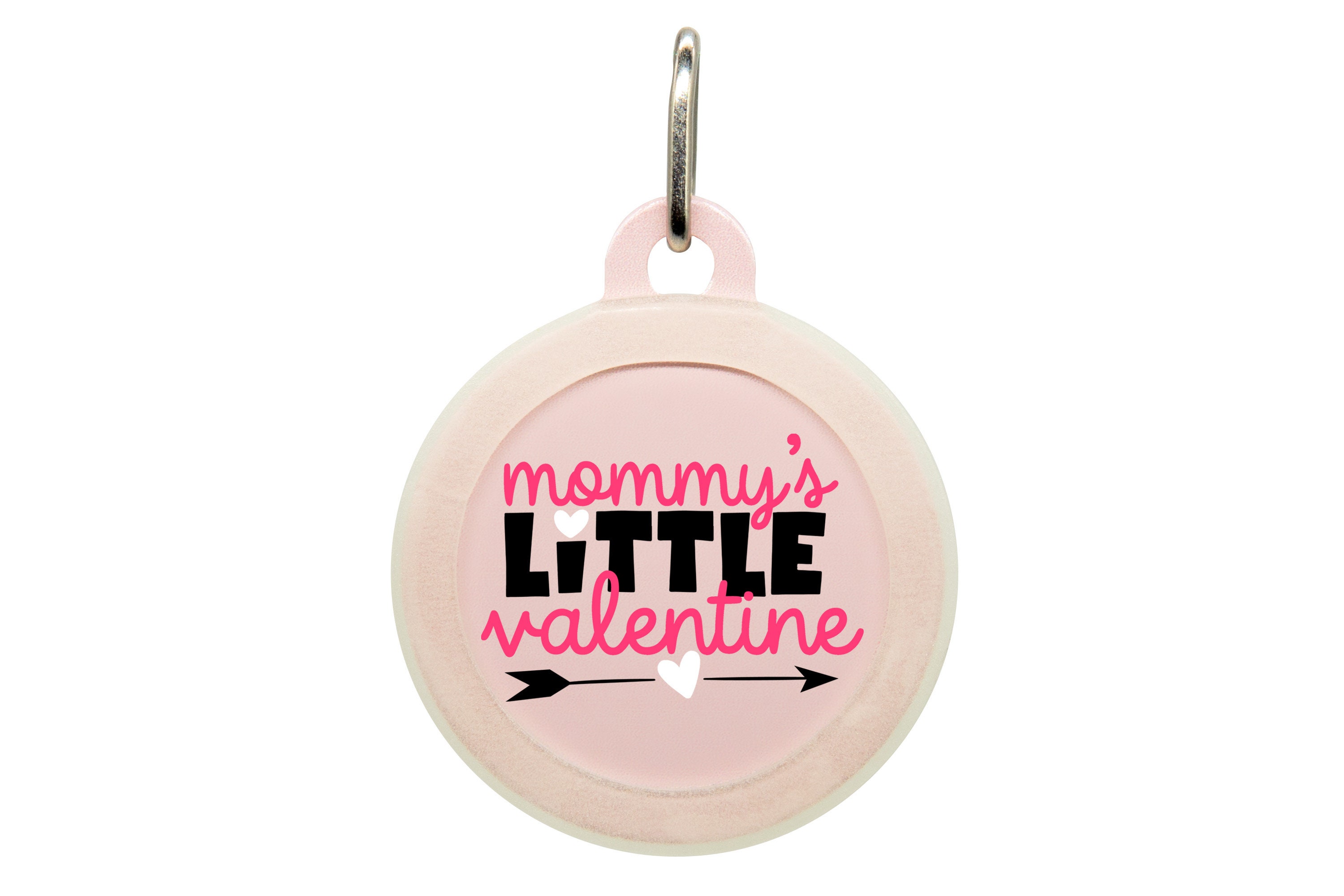 Dog Tag for Dogs Personalized Double Sided Pink Dog Tags for - Etsy