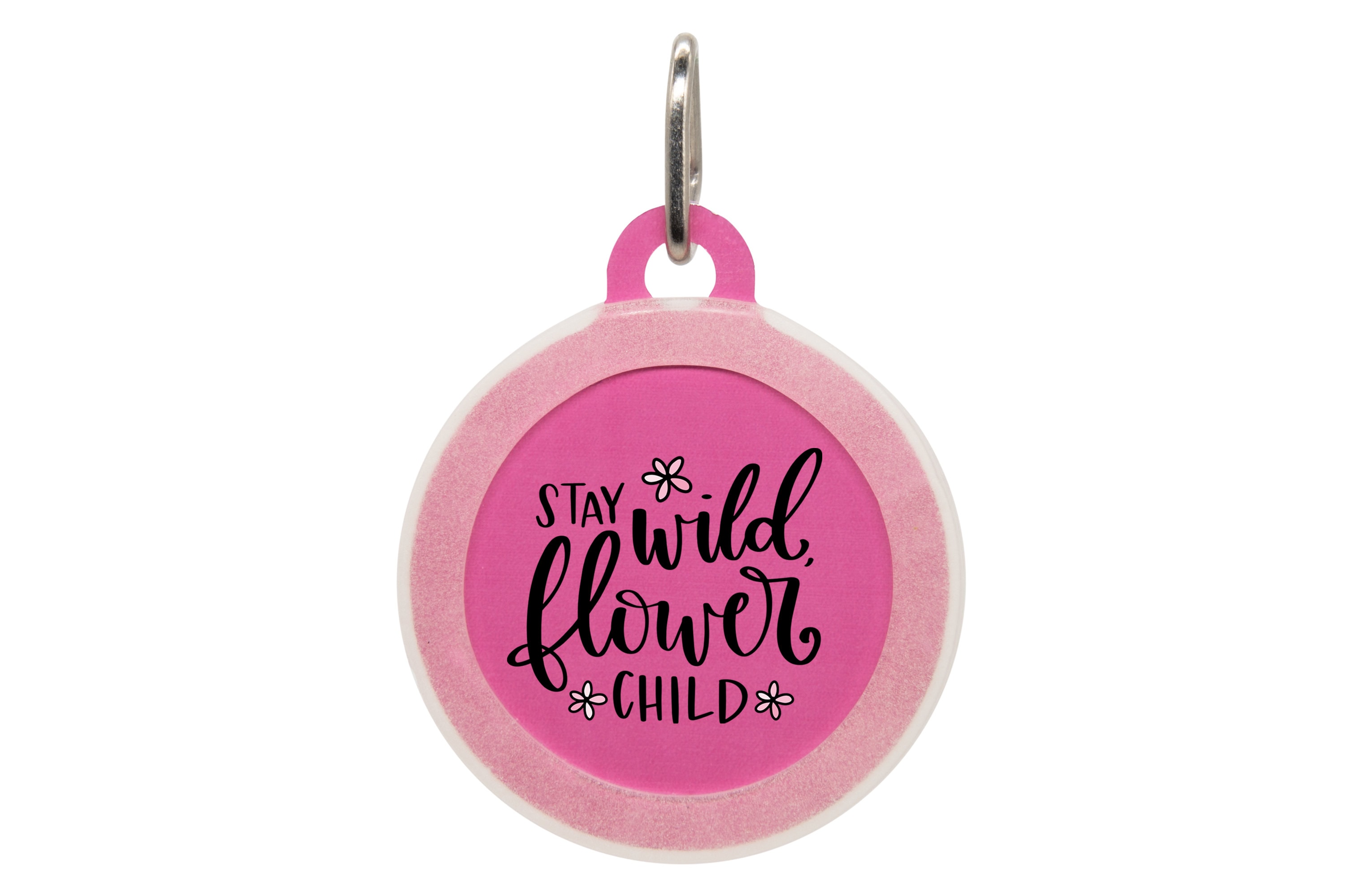 Funny Dog Tag Sayings Boho Dog Tag Jingle Free Pink Dog Tags | Etsy