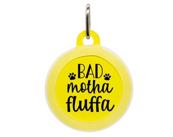 BAD MOTHA FLUFFA dog Bandana - Etsy