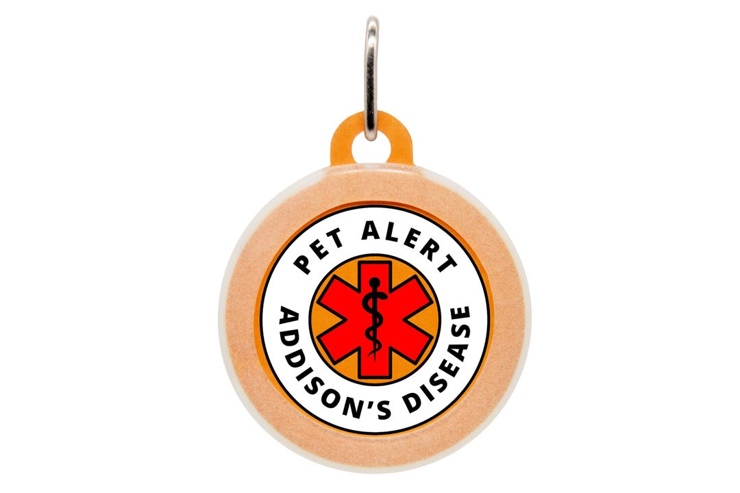Addison’s Disease Pet ID Tag, Medical Alert Tag for Dogs and Cats ...