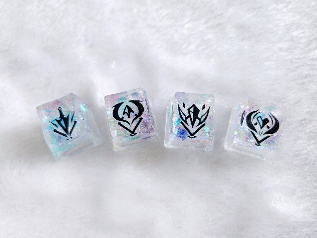 K/DA Iridescent Artisan Custom Resin Keycap Lol - Etsy