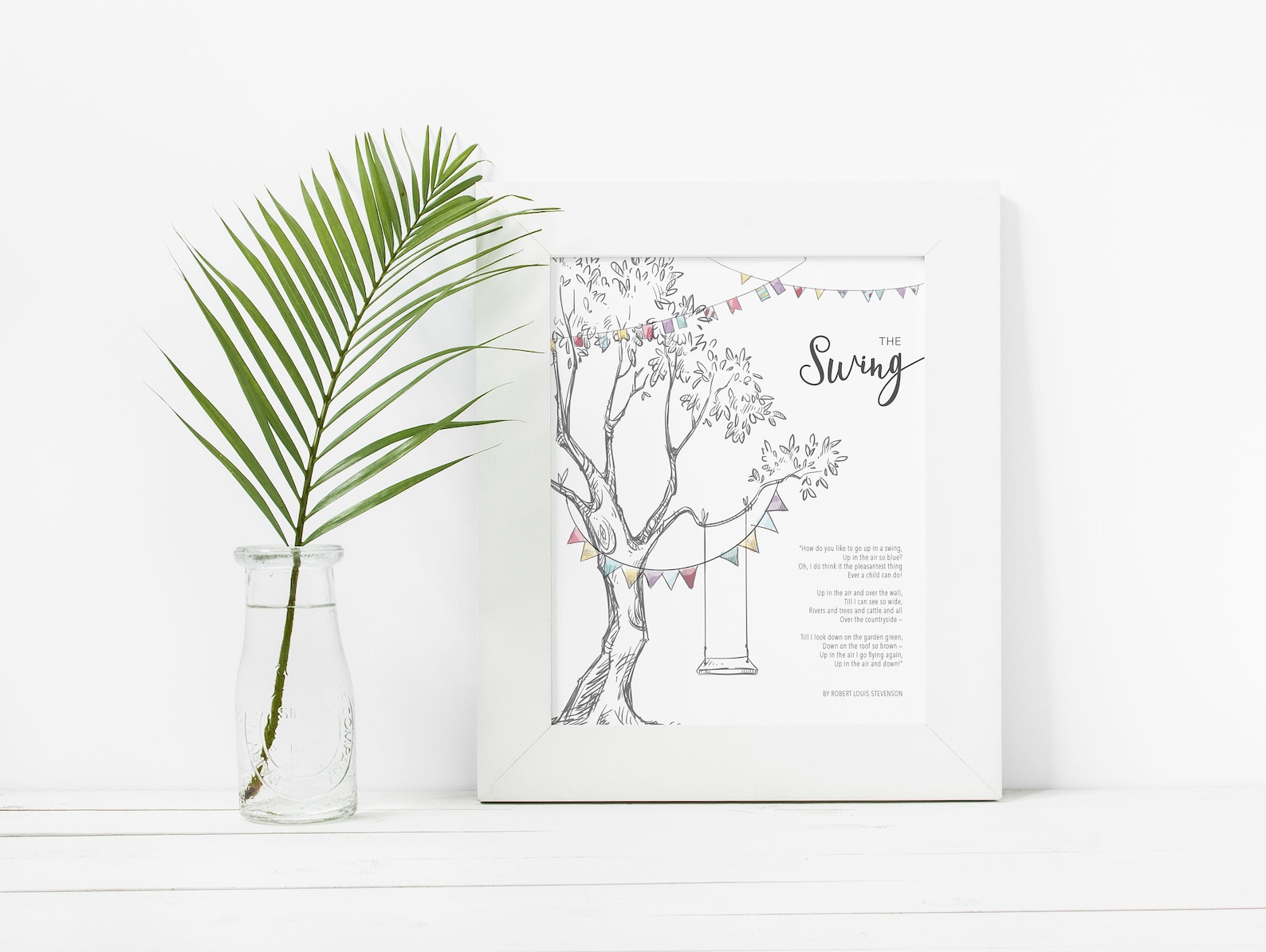 The Swing, Illustration (poem by Robert Louis Stevenson) - Etsy