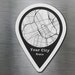 Custom City Die Cut Map Magnet Personalized for Moving Gift for ...
