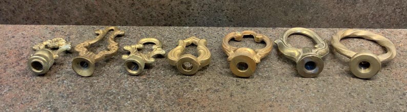 7 Different Shape Large Lamp Loops or Finial Topper YOUR Choice Solid ...