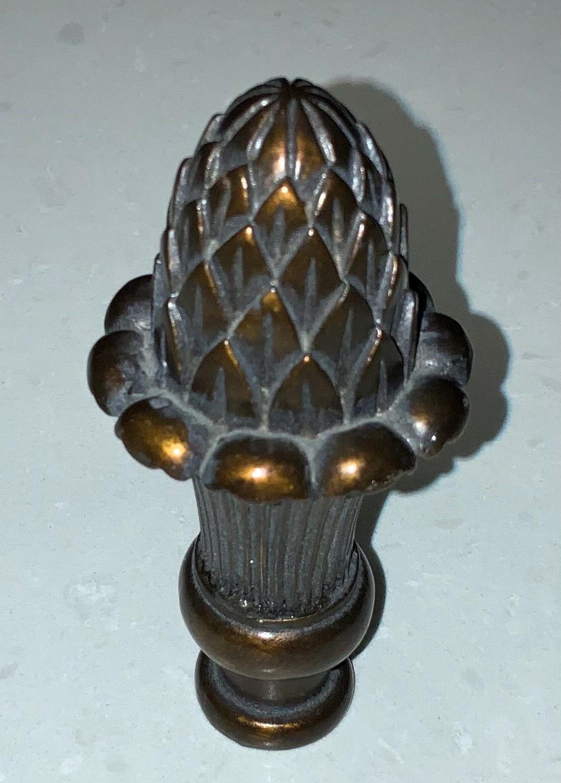 Acorn Shape Large Lamp Finial Topper 4 1/4” Free Shipping - Etsy