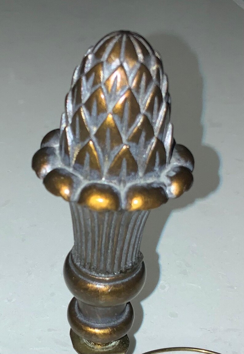 Acorn Shape Large Lamp Finial Topper 4 1/4” Free Shipping - Etsy