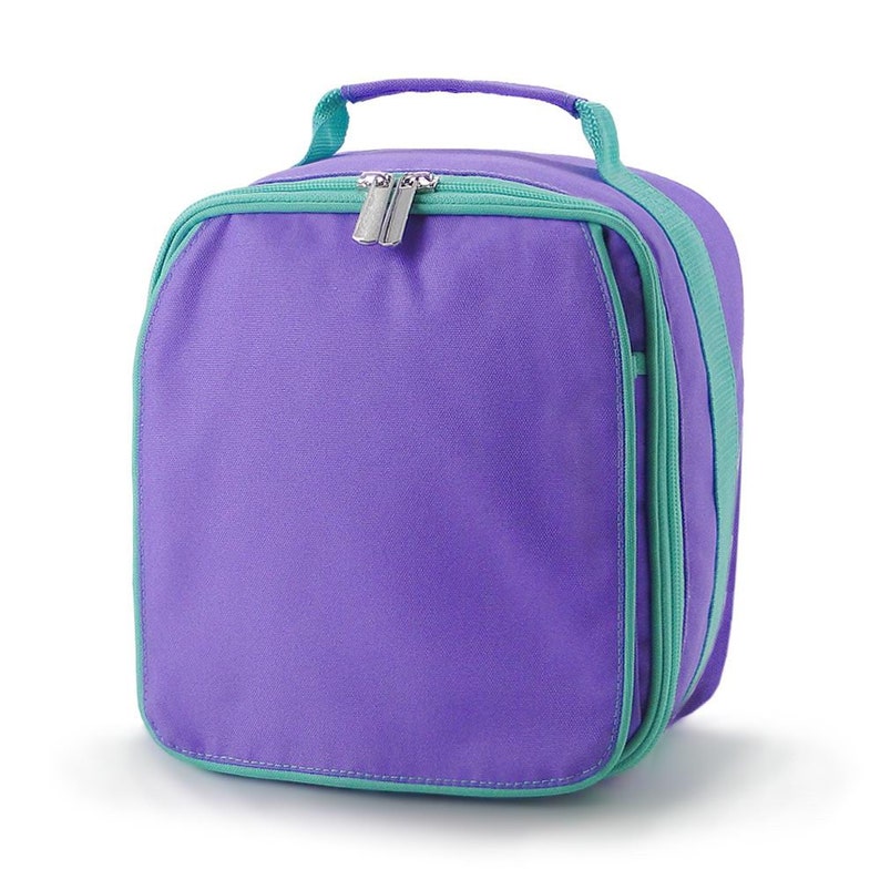 COMFORT BACKPACK With Pencil Case & Lunch Box Purple/mint - Etsy